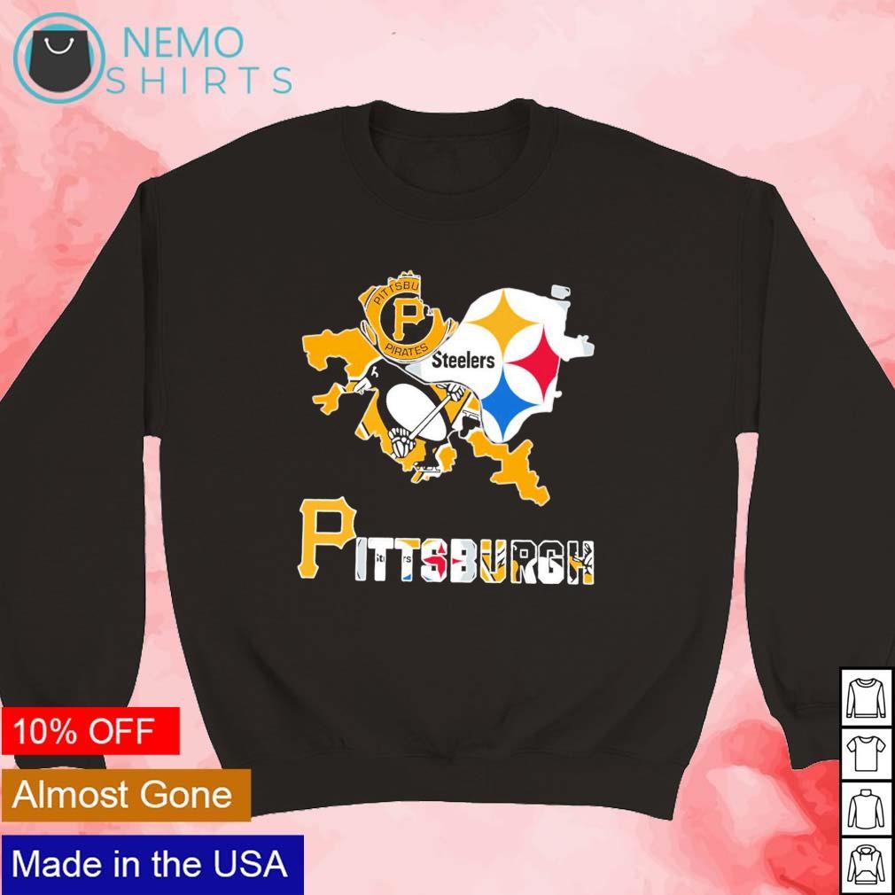 Steelers Penguins Logo Pittsburgh Football Baseball Hockey T Shirt