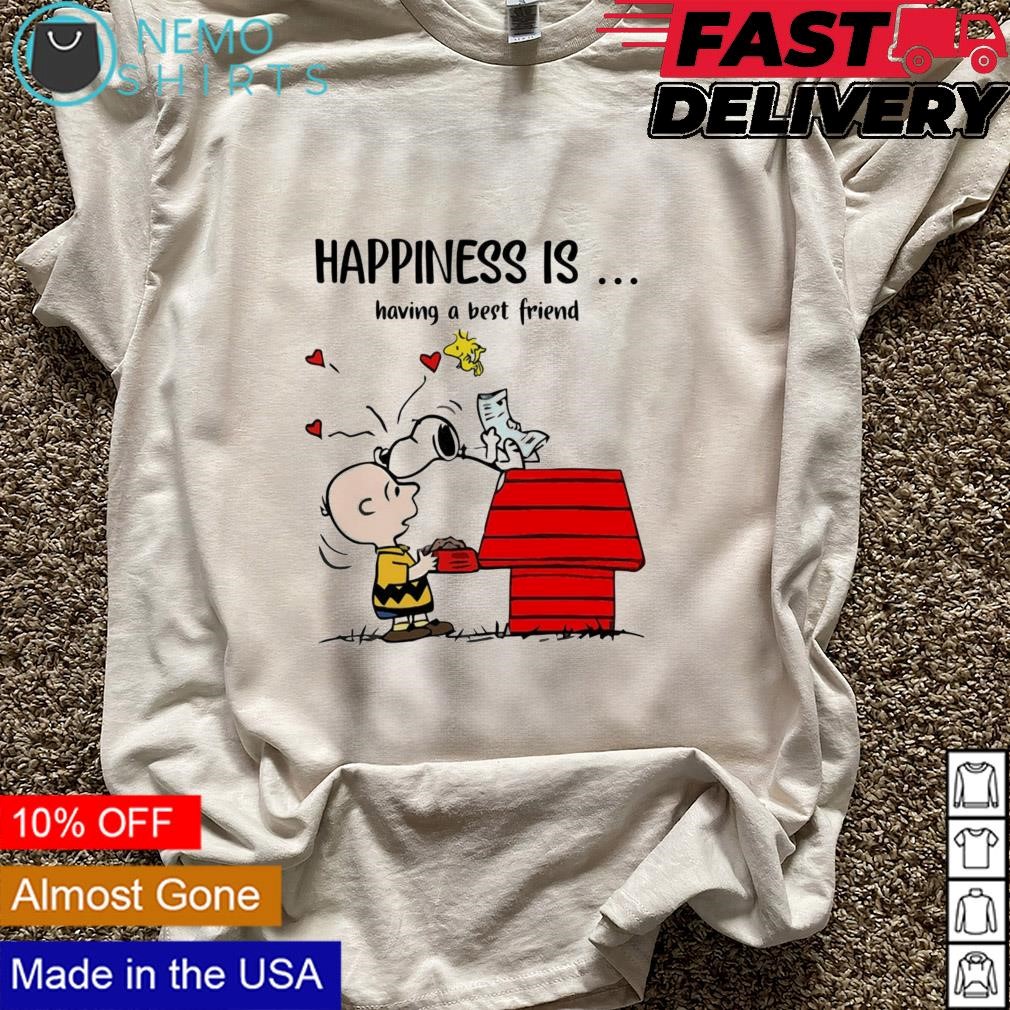 Snoopy And Charlie Brown Best Friends Happiness Is Having A Best