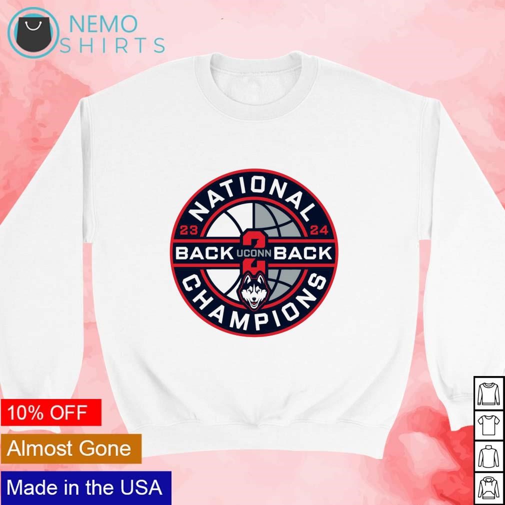 Uconn Logo UConn Huskies Basketball Back To Back NCAA Men's National